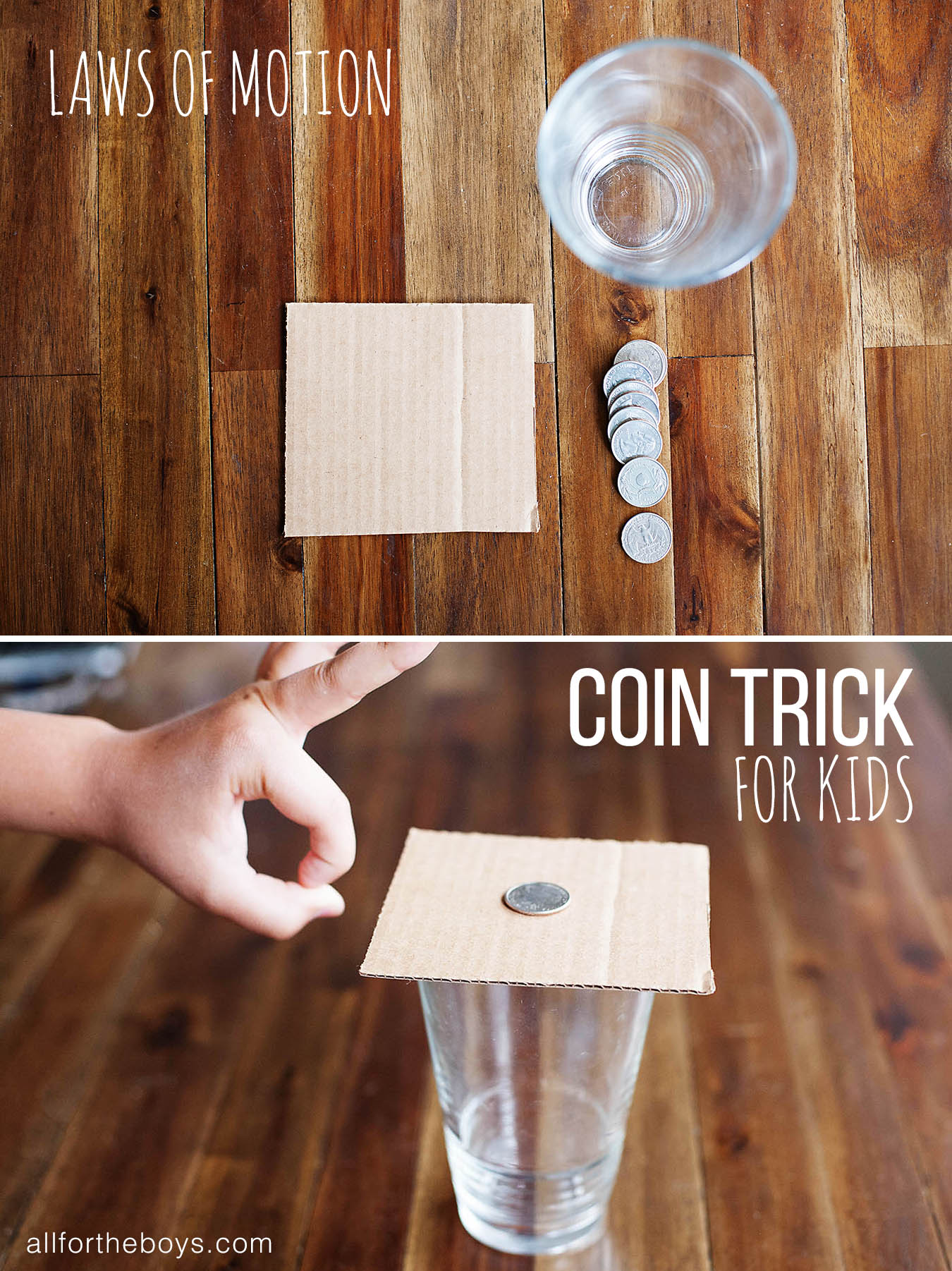 Coin Trick For Kids All For The Boys