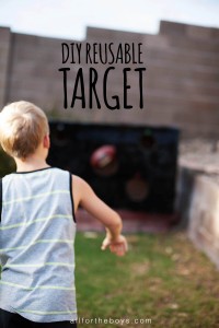 DIY Reusable Target — All for the Boys