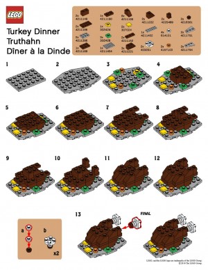 Thanksgiving LEGO instructions — All for the Boys