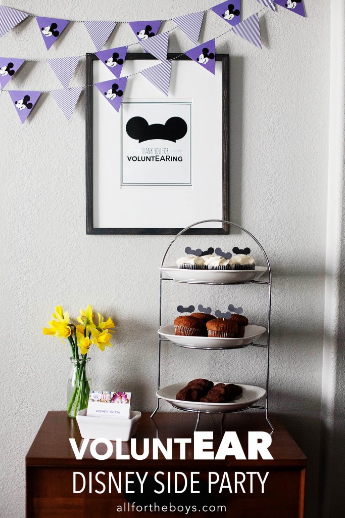 Disney Side VoluntEAR Party — All for the Boys