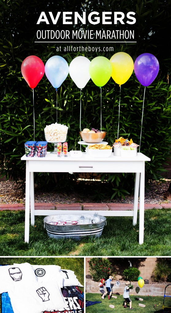 Outdoor Avengers Movie Marathon — All for the Boys