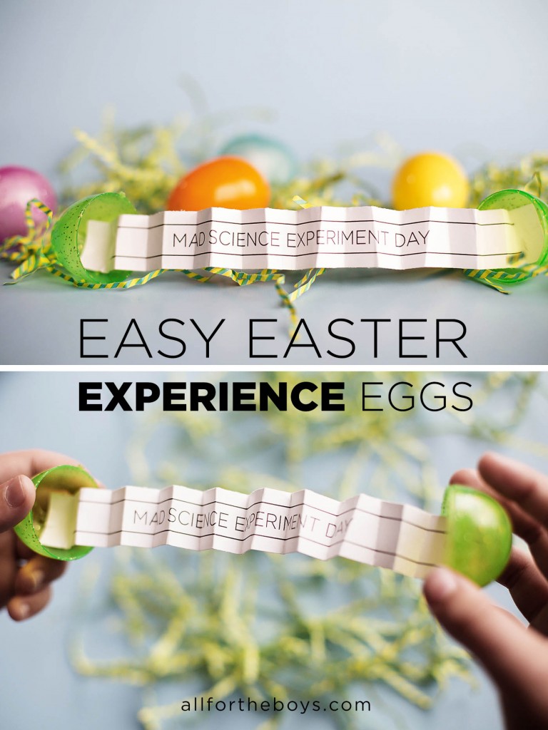 Easy Easter Experience Eggs — All for the Boys