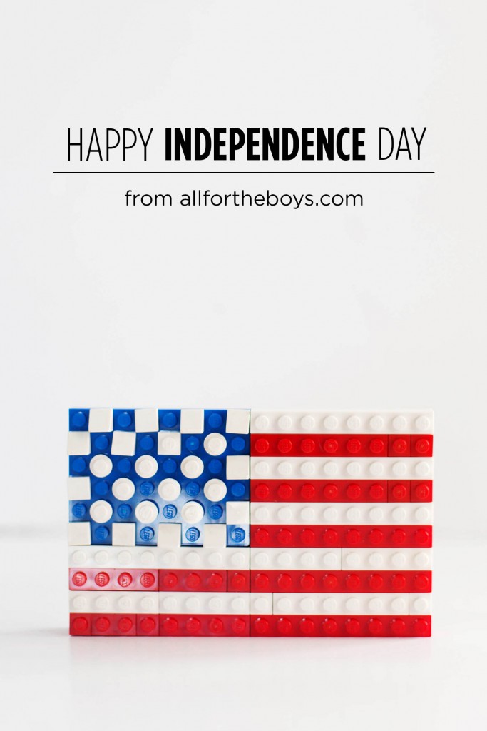 Independence Day LEGO Challenge - Build a Flag — All for the Boys
