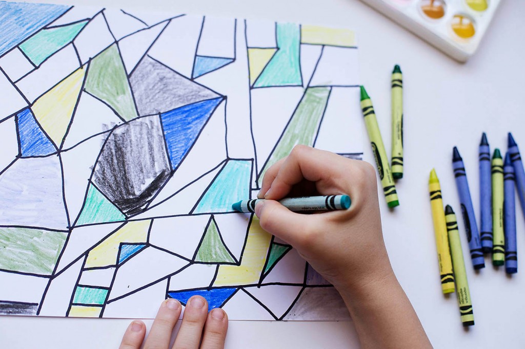 Easy Abstract Art — All for the Boys