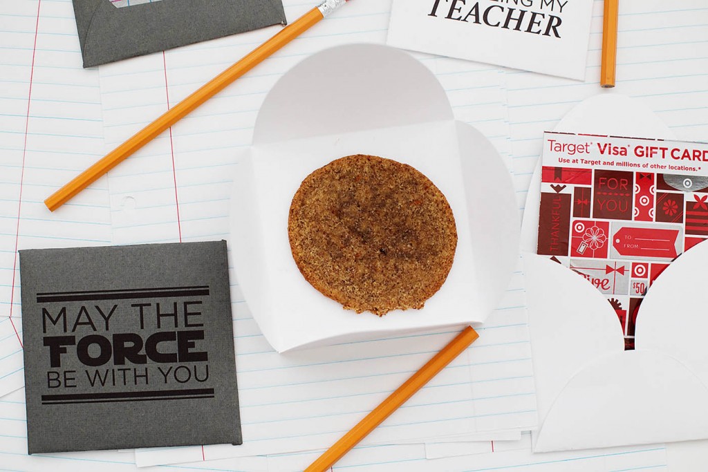 Printable Teacher Back to School Gift Card Envelope — All for the Boys