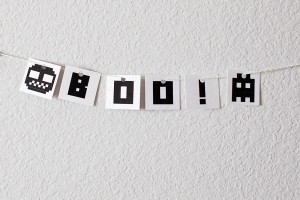 BOO! Pixelated Halloween Party Printables — All for the Boys