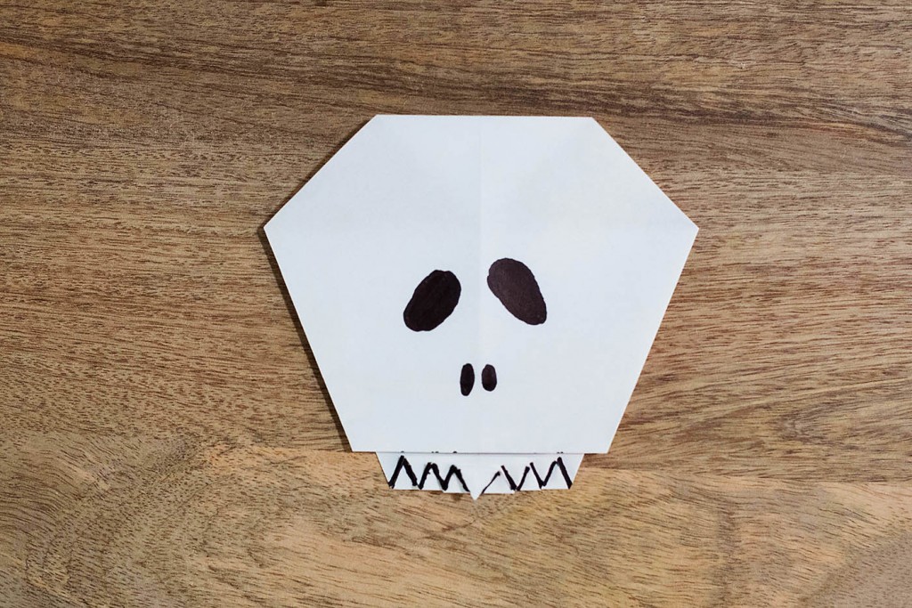 Easy Origami Skull — All for the Boys