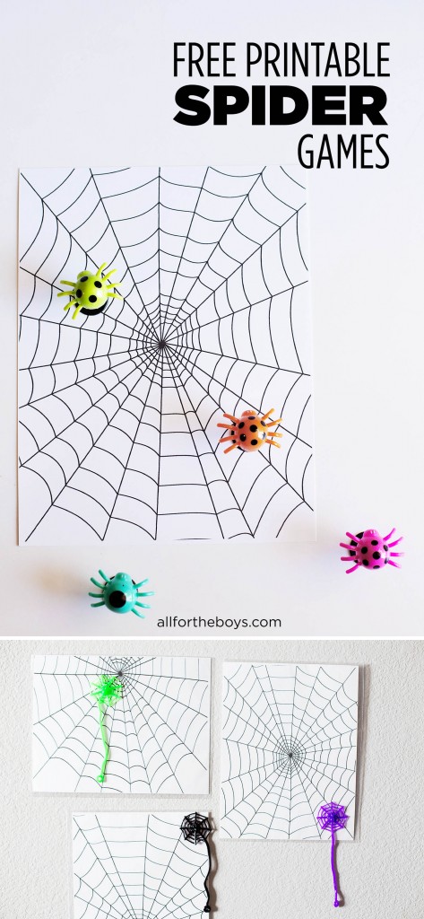 Printable Spider Games — All for the Boys