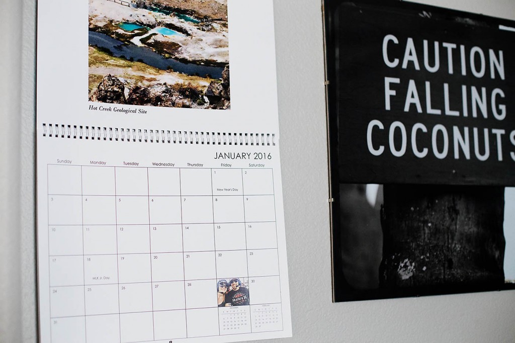 Displaying a Personalized Calendar + Snapfish Giveaway! — All for the Boys