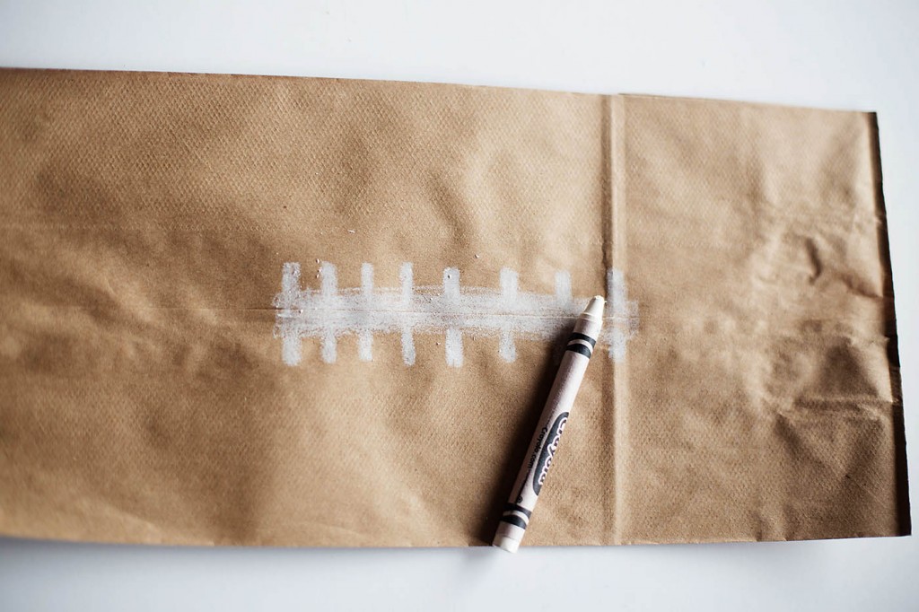 DIY Paper Bag Football Craft — All for the Boys