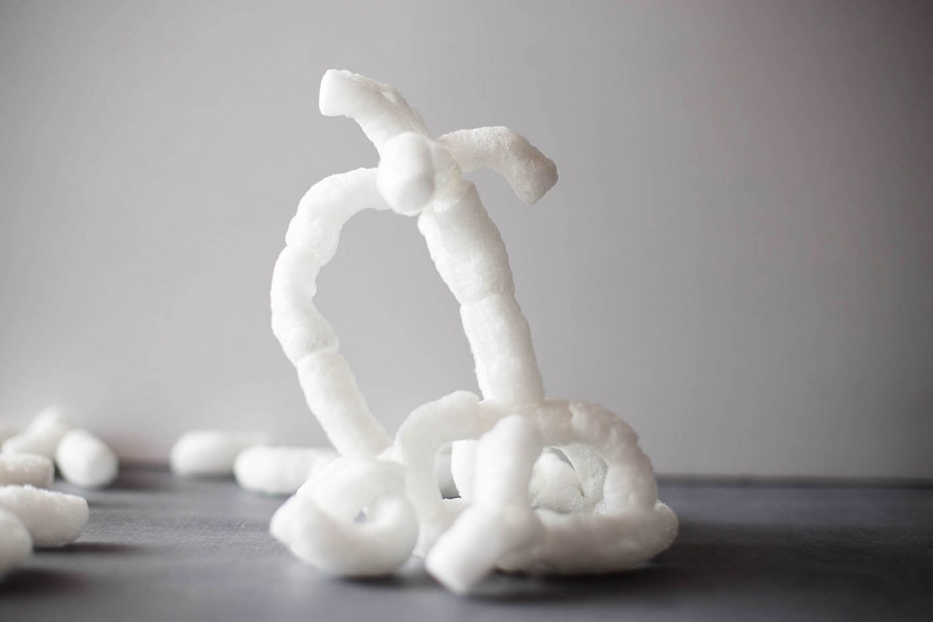 Building with Biodegradable Packing Peanuts — All for the Boys