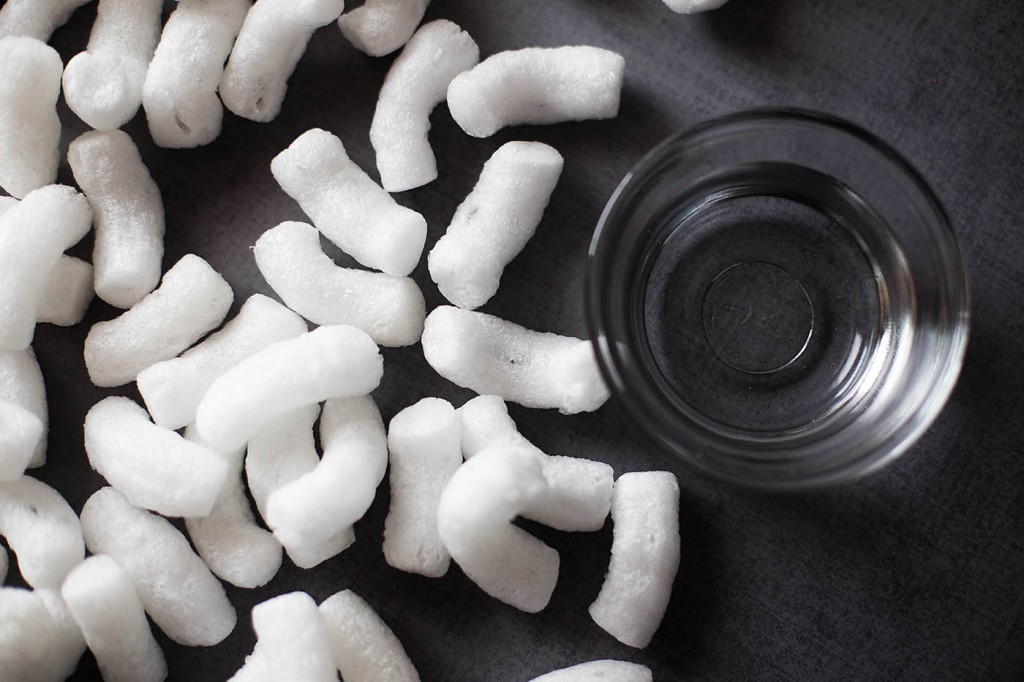 Building with Biodegradable Packing Peanuts — All for the Boys