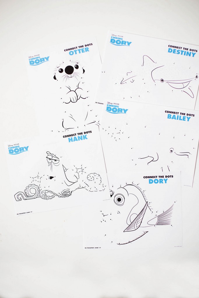 Finding Dory Printable Coloring Pages, Maze & Dot to Dots! — All for ...