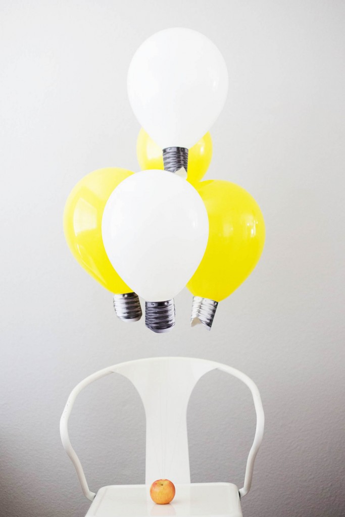 DIY Lightbulb Balloons — All for the Boys