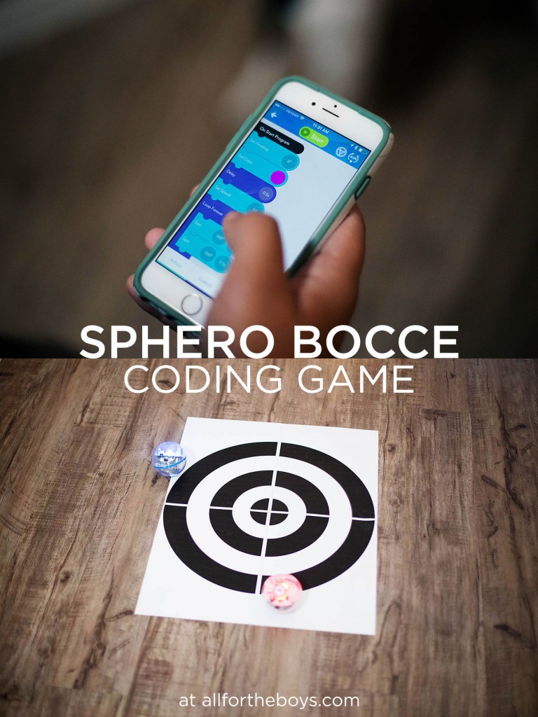 Sphero Bocce Ball Coding Game — All for the Boys