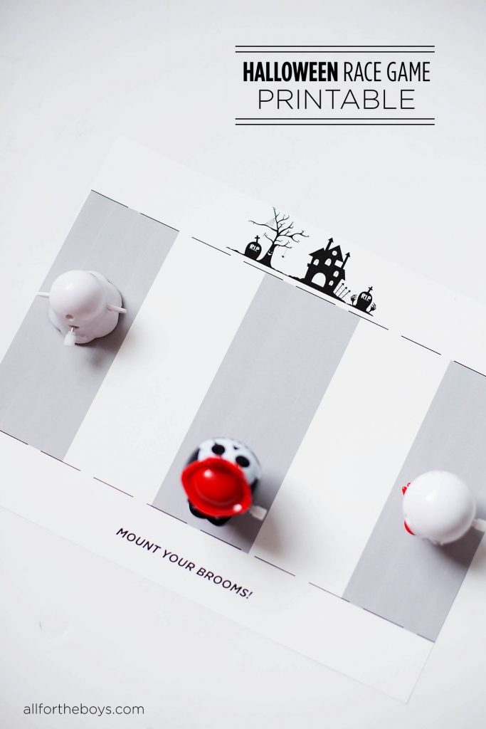 Printable Race Game — All for the Boys