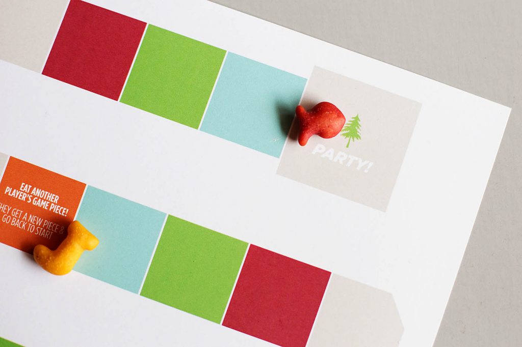 Printable Holiday Game with Edible Pieces — All for the Boys