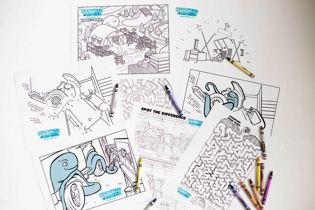 Monster Trucks Activity & Printables — All for the Boys