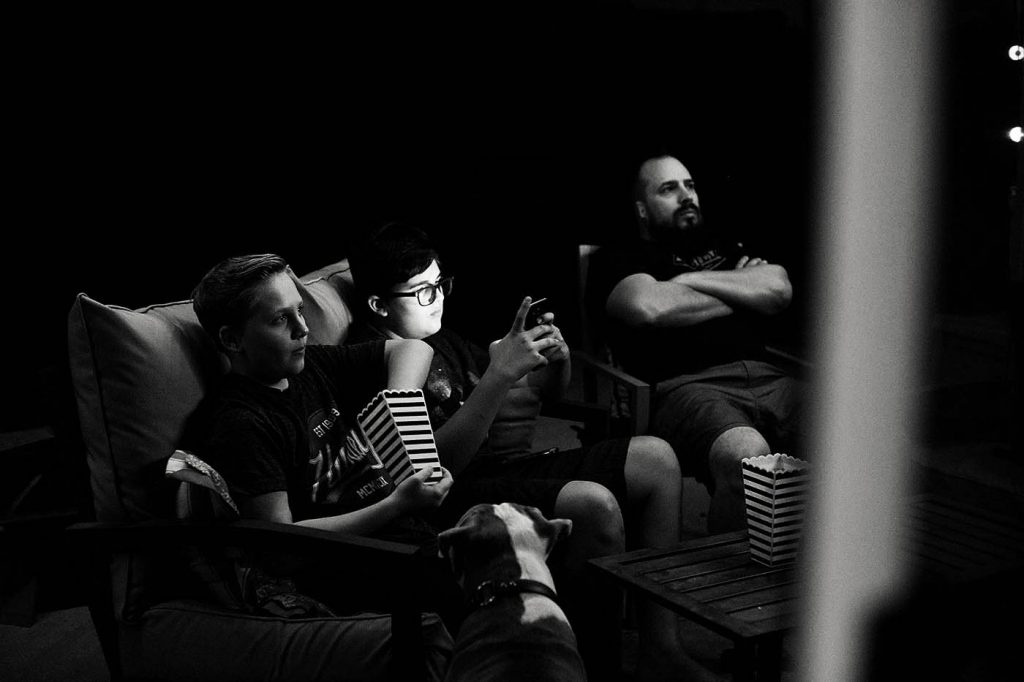 Creating the Perfect Outdoor Movie Night Space — All for the Boys