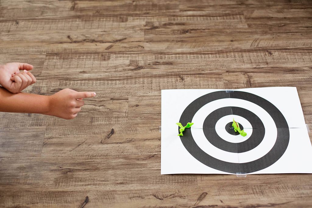 Easy Throwing Toy Target + Other Indoor Summer Activities — All for the ...