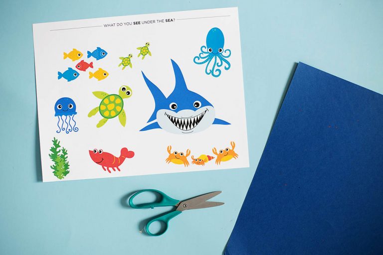 Milestone Monday - Ocean Themed Cutting Craft — All for the Boys