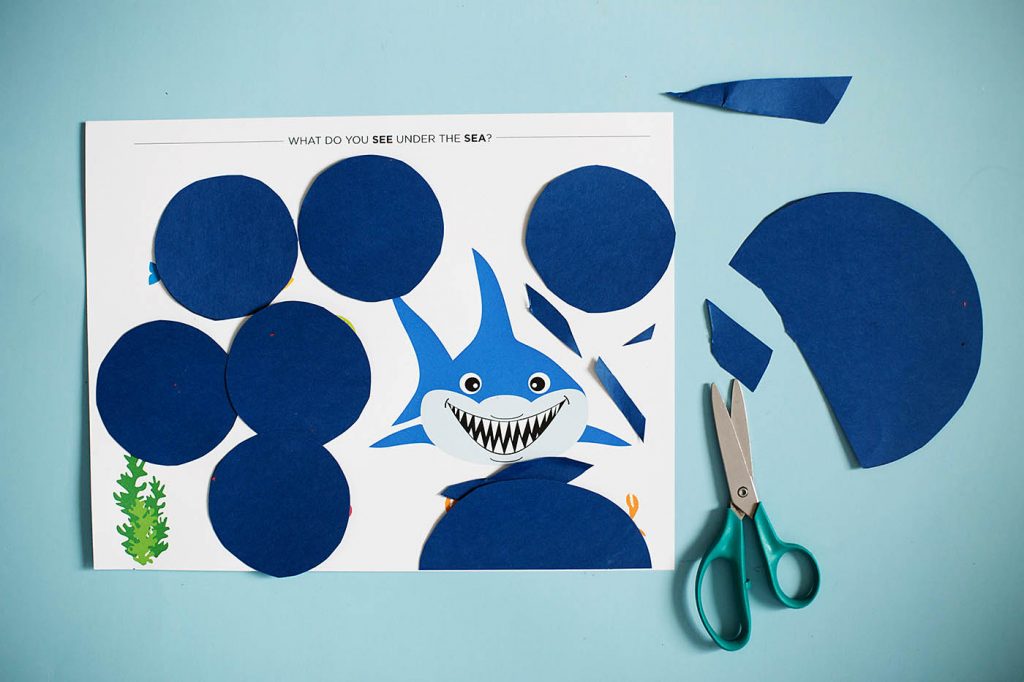 Milestone Monday - Ocean Themed Cutting Craft — All for the Boys