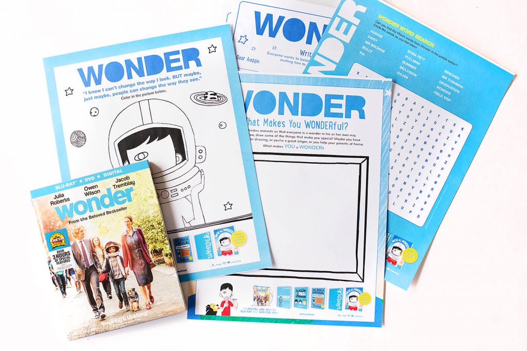 Wonder Themed Valentines & Printable Activities — All for the Boys
