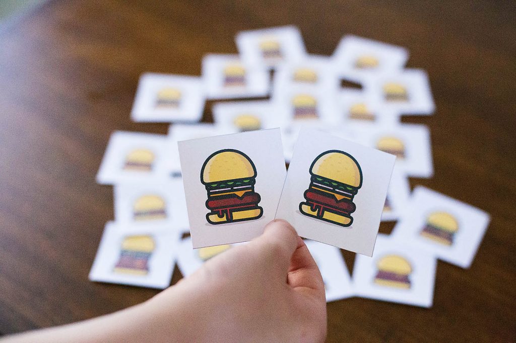 National Hamburger Day + Printable Matching Hamburger Game — All for ...