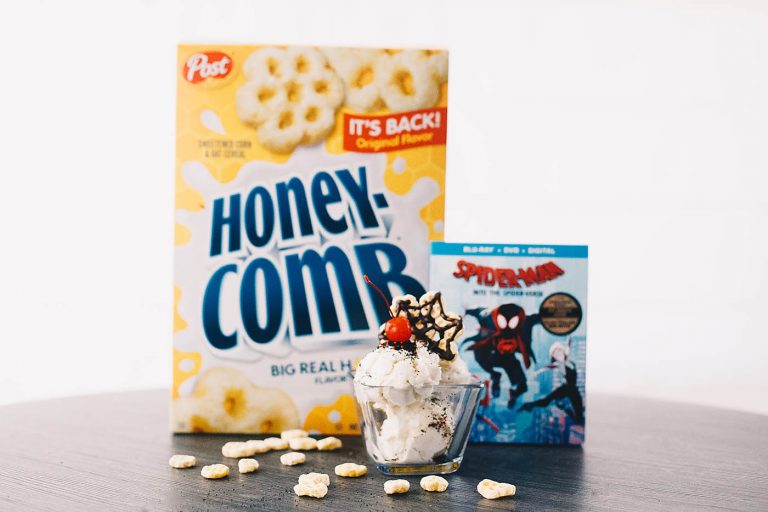 Spider-Man: Into the Spider-Verse Honeycomb® Spider Web Sundae — All ...