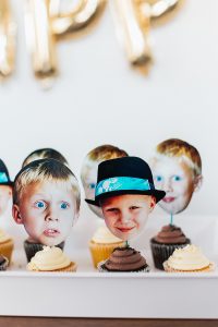 Fun Photo Head Surprise Party Theme — All for the Boys