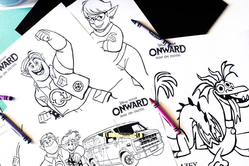 Free Onward Printable Coloring and Activity Pages — All for the Boys
